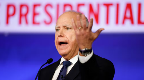 Tim Walz Claims Trump’s 2024 Victory Was a “Primal Scream” From Fed-Up ...