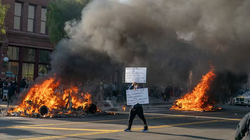 California City Cuts Ties With ICE Amid Pro-Migrant Riots in Los ...