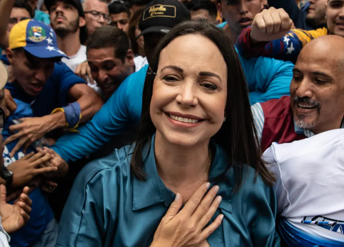 Nobel Peace Prize Winner Maria Corina Machado Dedicates Award to Trump ...