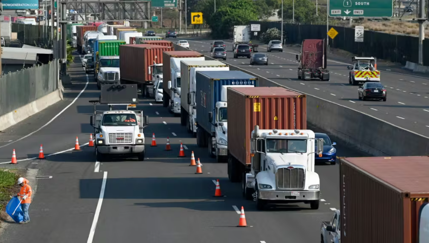 Migrant Truckers Sue California After State Cancels Thousands of ...