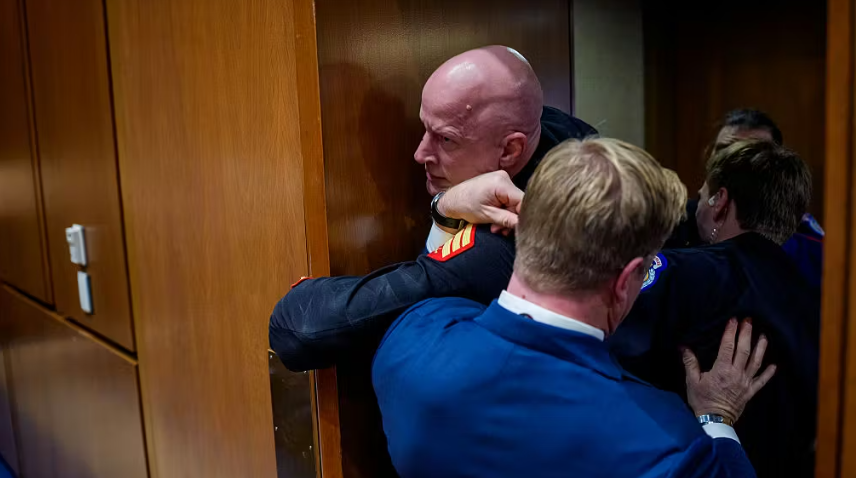 Navy SEAL Senator Helps Police Remove Anti-War Protester From Senate ...